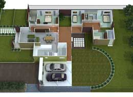 3D Floor Plan Modeling: Floor Plan 3D Rendering Services India | TrueCADD